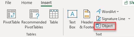 Embed A File Object Email Etc In Excel Google Sheets Auto VBA