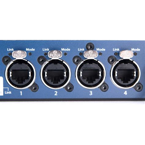 Luminex Gigacore 10 Poe Ethernet Switch With 8 Shielded Neutrik Ethercon Connectors And Poe