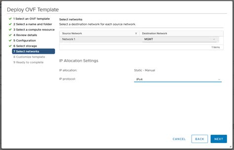Deploying Nsx T Management Cluster