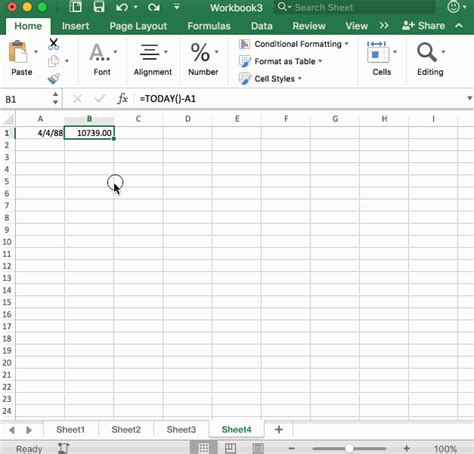 How To Calculate Someone S Age In Excel Spreadsheets Made Easy