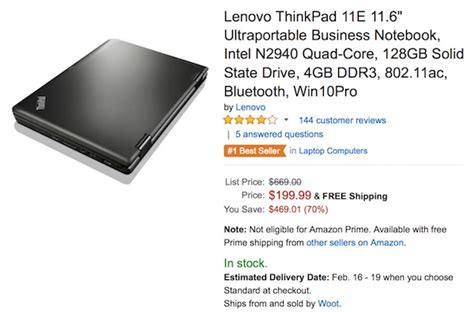 Deal Get Lenovo Thinkpad E Windows Laptop For Down From Today Only Redmond Pie