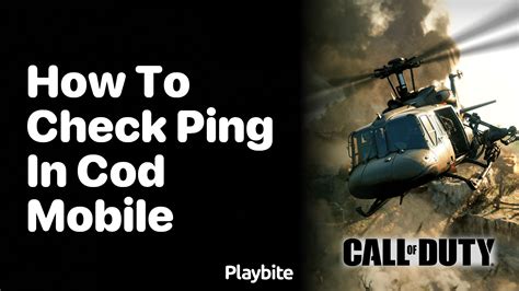 How To Check Ping In COD Mobile Playbite