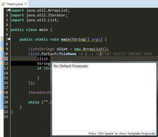 Java Eclipse Autocomplete Broken Between Certain Lines Of Code Stack Overflow
