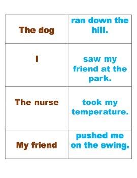 Subject And Predicate Quiz Quiz Trade By Jenny Capps Classroom Creations