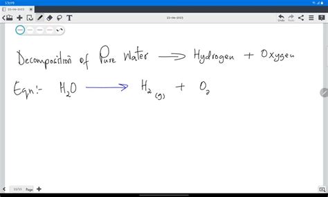 solved write a balanced equation for the decomposition reaction
