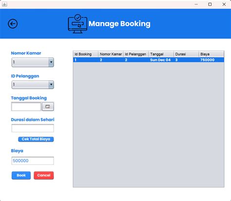Github Bhanurzhsistem Reservasi Hotel Java Netbeans Sistem Reservasi Hotel Untuk Admin Uas