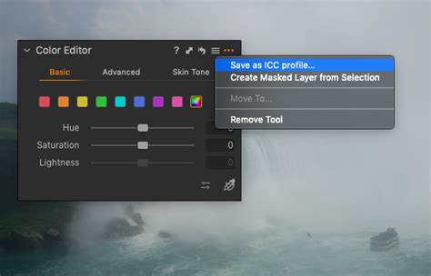 Saving A Color Scheme As An ICC Profile Home