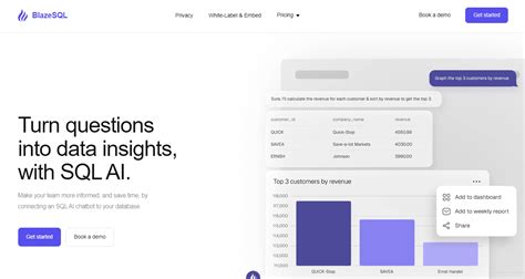 Blazesql Your Ai Powered Data Analyst B12