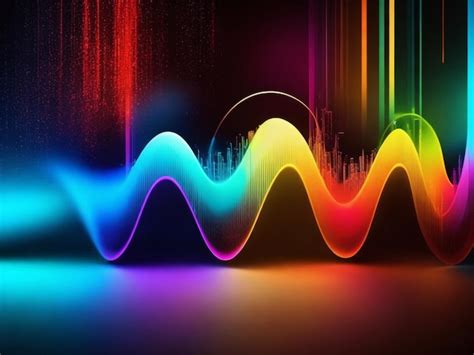 premium ai image abstract equalizer sound wave colorful hightech concept