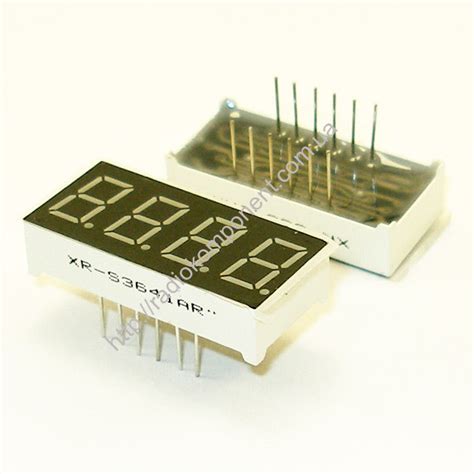 Купить Led Indicator Xr S3641ar 4 Digits Red 0 36 Inch по цене 14 грн