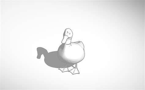 3d Design Realistic Duck Tinkercad
