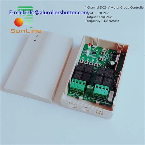 4 Route Controller For DC24V Linear Actuator Window Motor Louvered Pergola