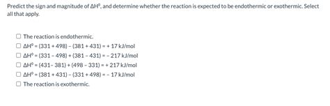 Solved Using The Data In The Table Below Predict The Sign Chegg