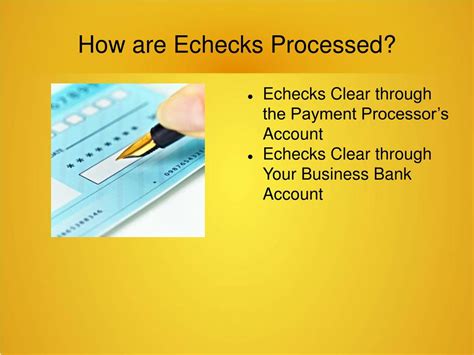 PPT Echecks Processing PowerPoint Presentation Free Download ID 7957767
