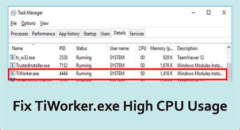 Seeing TiWorker Exe High CPU Usage Here S Easy Fixes