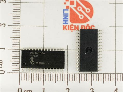 vi điều khiển microchip pic16f886 pic16f886 i so soic28