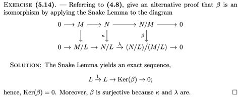 why induced exact sequence implies injectivity in question