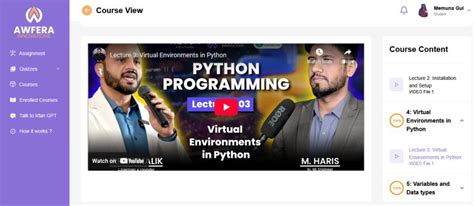 python virtualenvironments conda pythondevelopment awfera memuna gul