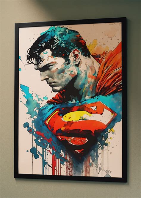 Superhero Superman Posters And Prints By Kunstudio Printler