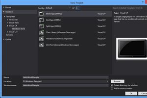 Creating Windows Store App Beginners Tutorial CodeProject