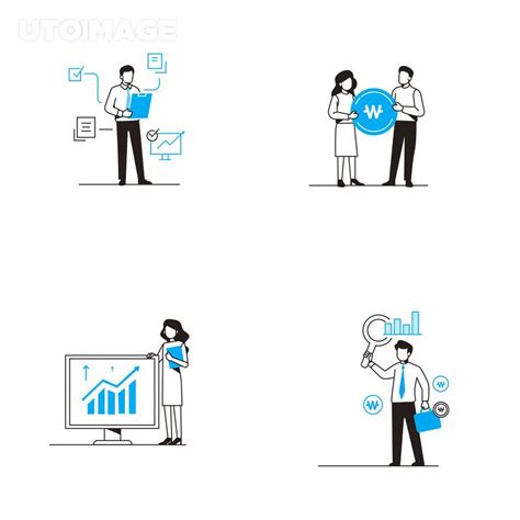 유토이미지 비즈니스아이콘009 라인 아이콘 아이콘 앱