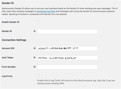 Woocommerce Twilio Sms Notifications Documentation Woocommerce