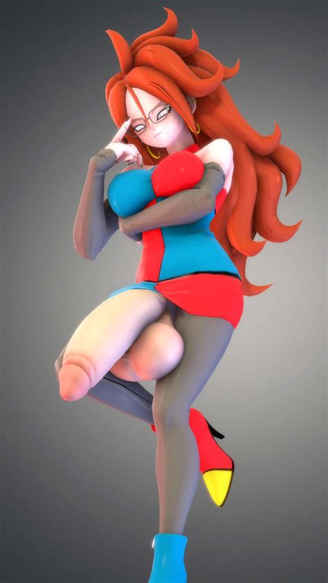 Rule 34 1futa 2018 3d Adjusting Glasses Android 21 Android 21 Human