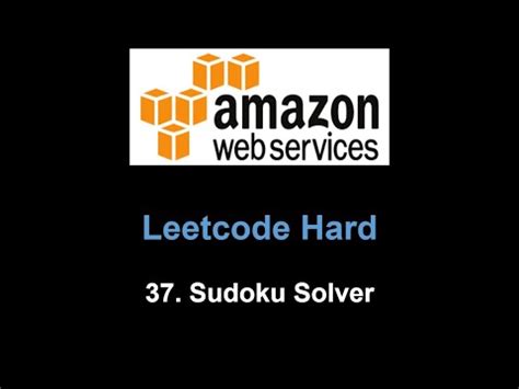 Leetcode Sudoku Solver Backtracking YouTube