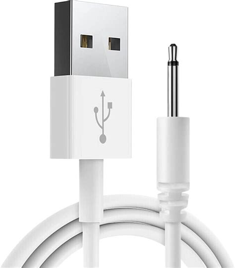 Dc Kabel Usb Naar Dc Oplader Usb Dc Oplaadkabel Mm Cm Wit Bol