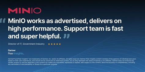 Minio On Linkedin Objectstorage Gartnerverified