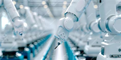 Robotic Arms Automate Tasks In Intelligent Factories For Efficient Manufacturing Processes