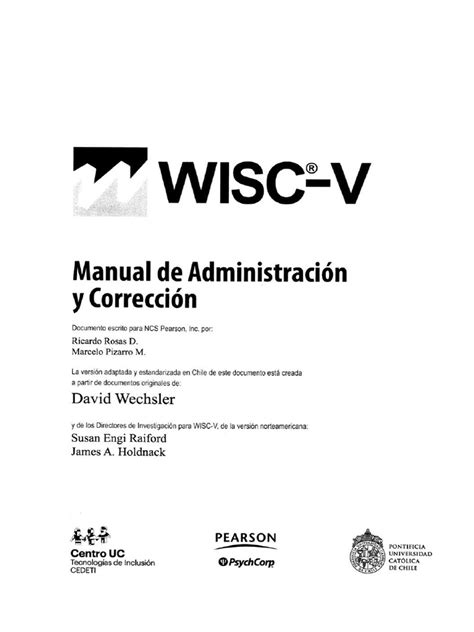 08 Wisc V Manual Pdf