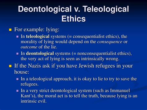 Deontological Ethics