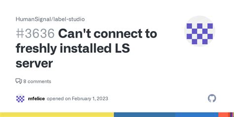 Cant Connect To Freshly Installed Ls Server · Issue 3636