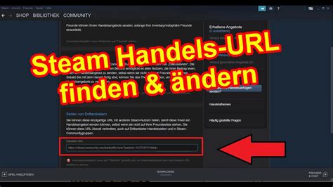 Steam Trade URL finden & ändern Anleitung - Neue Steam Handels-URL erstellen - YouTube