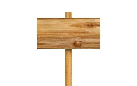 Assine A Madeira Isolada No Fundo Branco Foto Premium