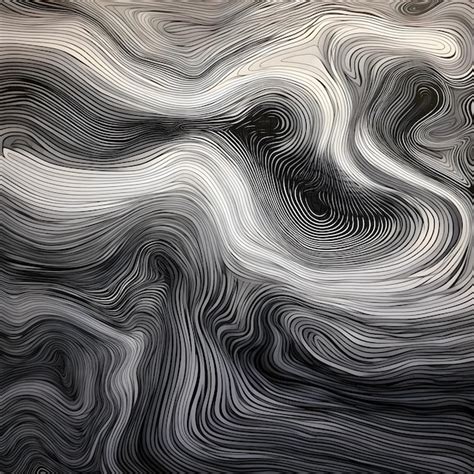 Abstract Waveform Pattern With Dynamic Colors Premium Ai Generated Image