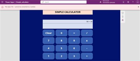 Simple Calculator Implementing And In Powerapps Stack Overflow
