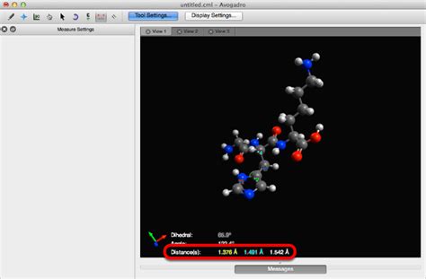 measure tool — avogadro 1 101 0 documentation