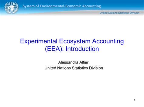 System Of Environmental Economic Accounting