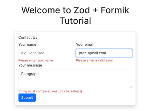 How To Implement Nextjs Form Validation With Formik And Zod