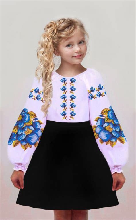 Д 48 Заготовка до вишиванки для дівчинки Магія Візерунку Вишиванки Заготовки під вишивку