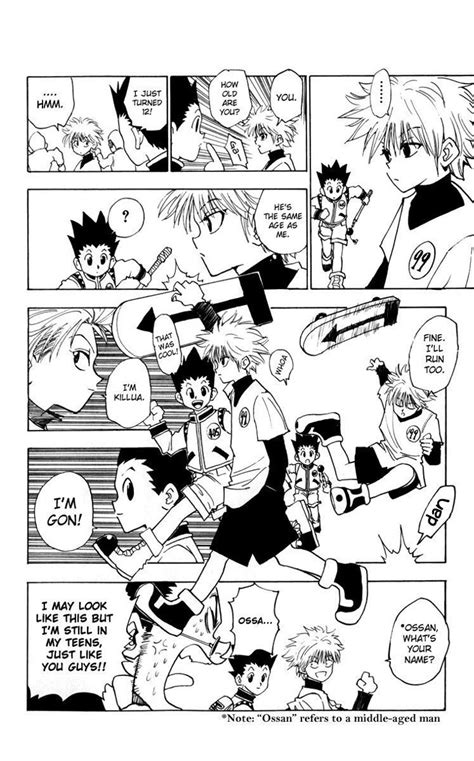 Hxh Manga Page Hunter X Hunter Manga Pages Manga Covers