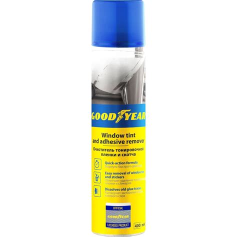 Очиститель тонировочной пленки и скотча, аэрозоль 400 мл. Goodyear ...