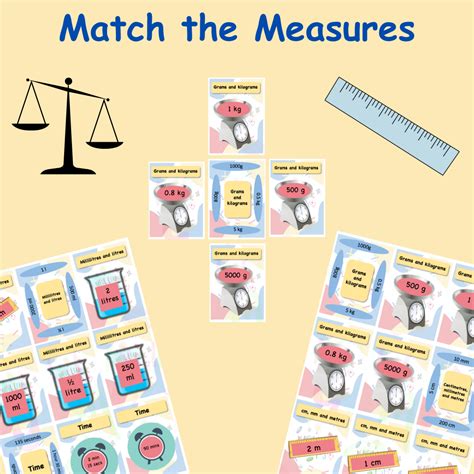 Match The Measures Playful Learning Games