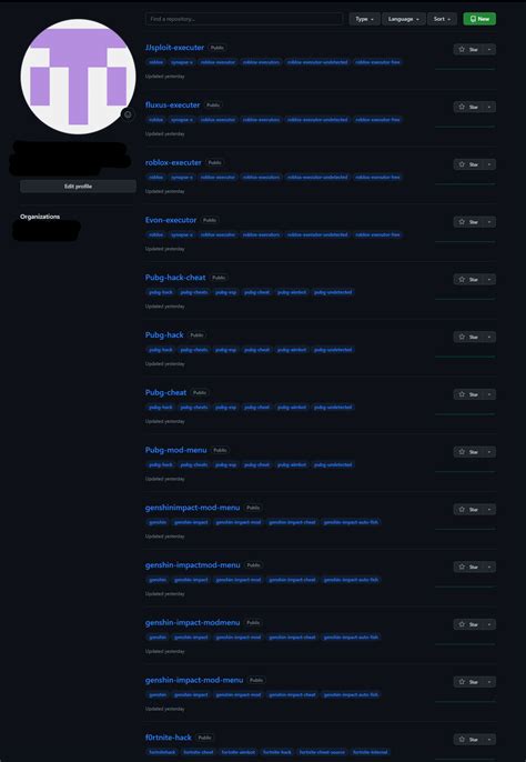 just opened my github wtf are these repos r github