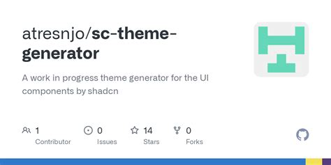 Github Atresnjo Sc Theme Generator A Work In Progress Theme Generator For The Ui Components