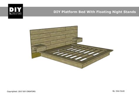 Diy Floating Bed Frame Plans Christoper Guerin