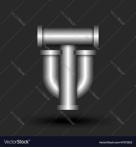Bold Letters Tu Or Ut Initials Monogram 3d Logo Vector Image