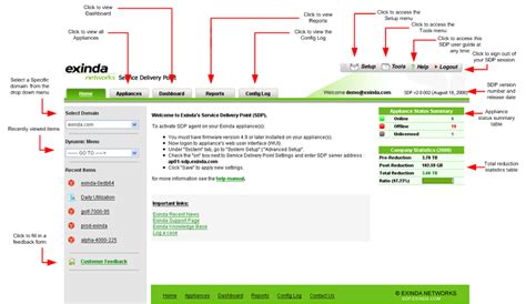 Sdp Web User Interface Wui And Features